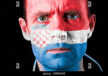 Football with flag of Croatia Stock Photo - Alamy