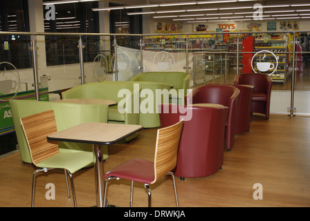 Cafe Living, inside ASDA Living, Chesterfield, Derbyshire, UK Stock ...