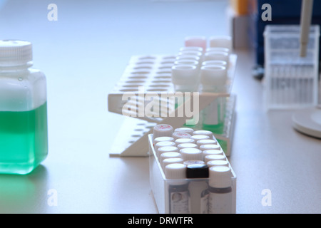 typical work steps in a histology labor Stock Photo - Alamy