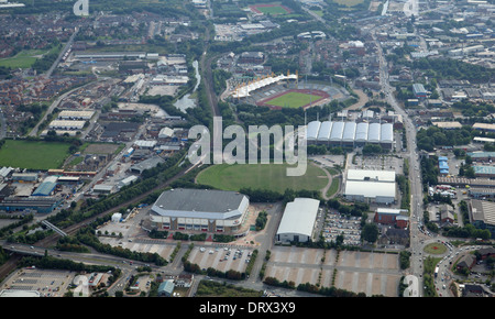 DON VALLEY STADIUM, Sheffield. Aerial view. This athletics stadium was ...