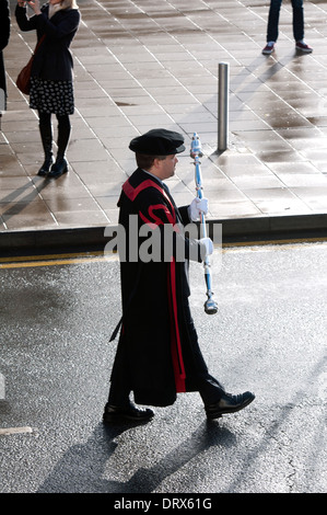 The procession of academics, Warwick University graduation day, UK ...