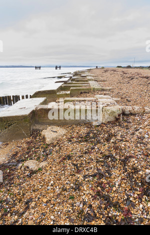 World War Two Phoenix caissons to form an improvised Mulberry harbor at ...