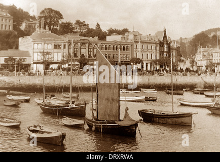 Torquay Harbour early 1900s Stock Photo - Alamy
