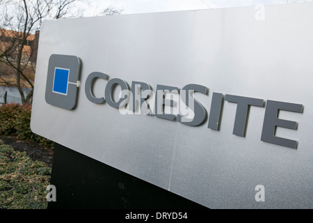 A logo sign outside of a data center operated by TierPoint in ...