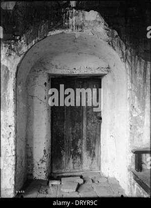 A photograph of the north corridor of Mission San Juan Capistrano ...