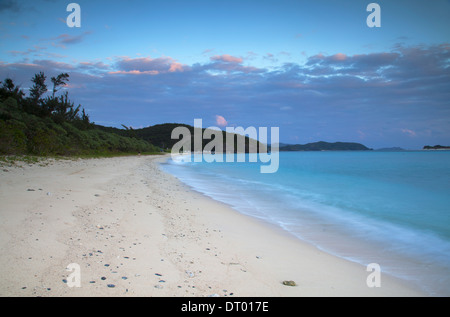 Ama Beach at sunset, Zamami Island, Kerama Islands, Okinawa, Japan ...