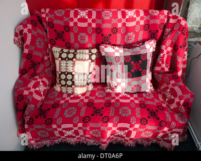 welsh woollen fabric in traditional style , known as 'brethyn Stock ...