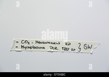 protocol in a research lab Stock Photo - Alamy