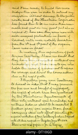 An official document (Espediente) from Samuel Carpenter and his ...
