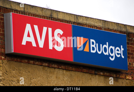 AVIS BUDGET CAR HIRE Stock Photo - Alamy