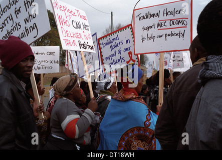 HIV/AIDS vigil outside the Edendale Hospital in Pietermaritzburg ...