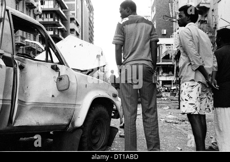 SHELL HOUSE BOMBING. Right Wing Bombers detonated car bombs outside ...