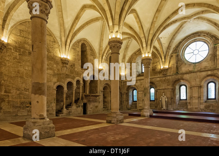 Santa Maria Monastery, Refectory, Alcobaca, Estremadura and Ribatejo ...