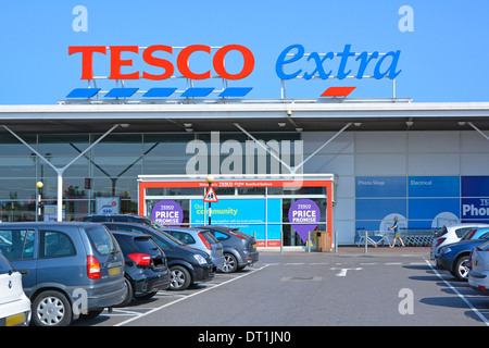 Tesco Extra entrance Stock Photo: 79286386 - Alamy