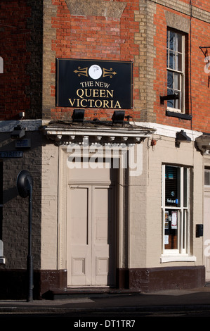 The New Queen Victoria pub, Wolverton, Buckinghamshire, England, UK ...