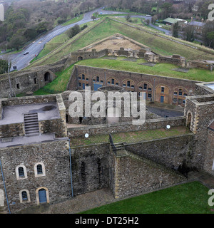 Inner Bailey Wall Dover Castle Kent England UK GB Stock Photo - Alamy