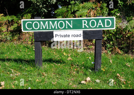 street and road signs. Norfolk Broads England UK Stock Photo - Alamy