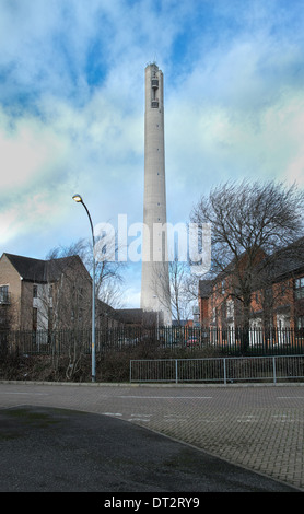 Northampton lift tower Stock Photo - Alamy