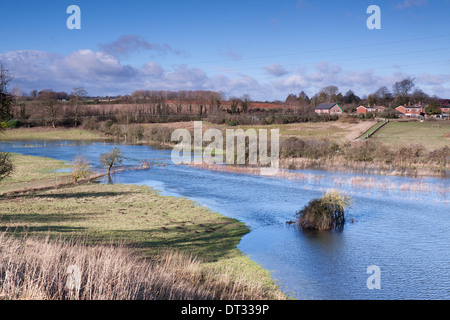 Bridge over the River Bourne,Shipton Bellinger,Hampshire,England.UK ...