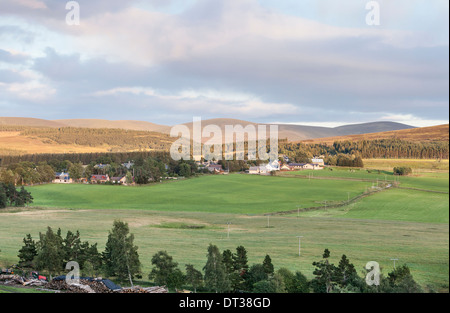 Tomintoul Moray Scotland the village in early summer the Square with ...