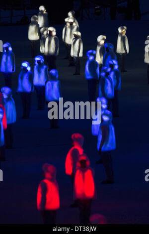 Open Ceremony of the XXII Winter Olympic Games Sotchi 2014, at Fisht ...