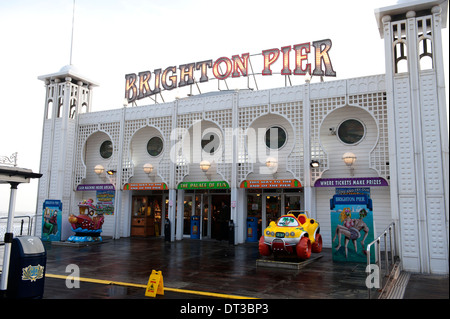 Entrance to Brighton Pier, often called 'Palace Pier' at Brighton ...