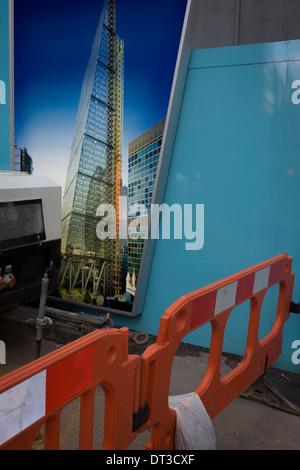 Multiplex construction development site in Sydney city centre with ...