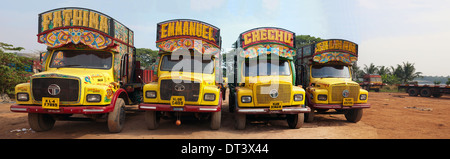 Front of a lorry, Kerala India Stock Photo: 24870614 - Alamy