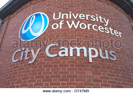 Worcester University Campus, Worcester, Worcestershire, England Stock ...