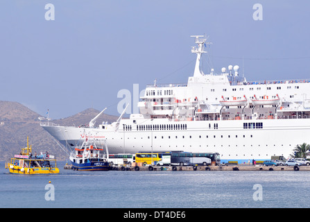 Thomson Celebration Cruise Ship in dock in Dubrovnik Croatia Stock ...
