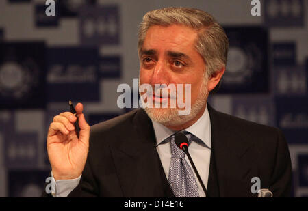 Kabul, Kabul. 8th Feb, 2014. Presidential candidate Abdullah Abdullah ...
