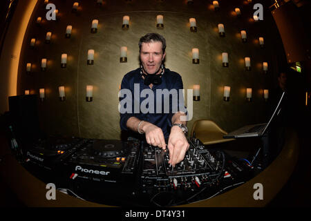 Munich, Germany. 07th Feb, 2014. DJ John Munich aka John Juergens poses ...