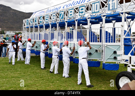 Starting Gate for Harness Racing. Horse Racing. Canfield Fair. Mahoning ...