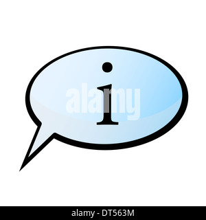 info speech bubble Stock Photo - Alamy