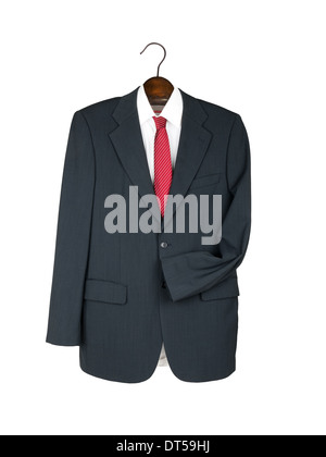 a business suit hanging on a hanger Stock Photo - Alamy