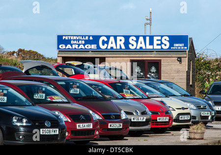 second hand car cars sales sale forecourt man salesman old used lot ...