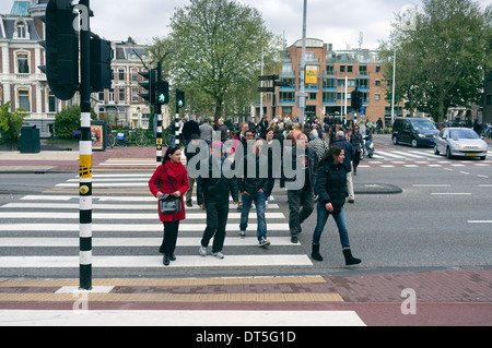 Dutch zebra crossing Stock Photo - Alamy