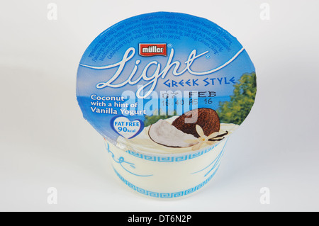 Muller Light Greek Style Yogurt Stock Photo - Alamy