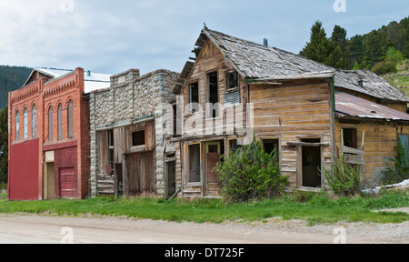 Montana, Marysville, historic gold mining partial ghost town founded ...