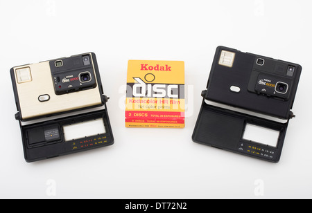 Kodak disc 6000 camera with disc film Stock Photo - Alamy