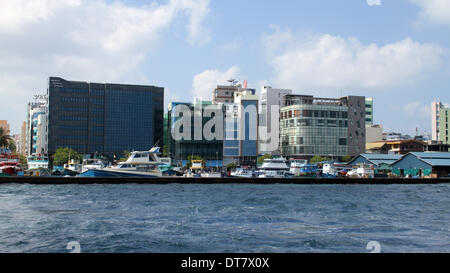 Maldives - Male - Port view - January 2014 Stock Photo - Alamy