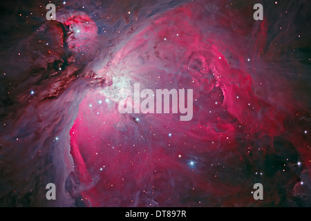 Messier 42, the Orion Nebula with reflection nebula NGC 1977 Stock Photo - Alamy