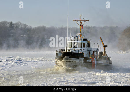 US Coast Guard 65-foot Cutters Shackle and Tackle break through nearly ...
