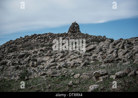 Rujm El Hiri, Gilgal or Galgal Refaim, Wheel of Spirits, Golan Heights ...