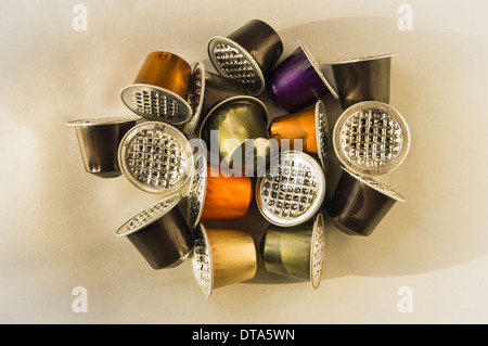 recycling, waste, Aluminium, Al, consumed, used, empty Nespresso ...