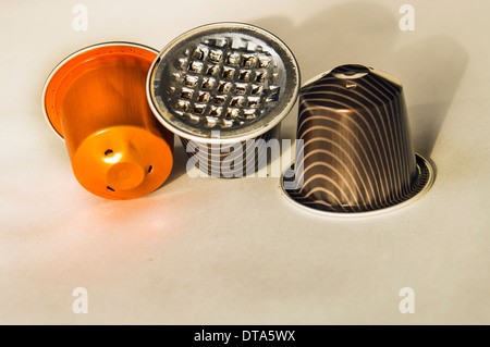 recycling, waste, Aluminium, Al, consumed, used, empty Nespresso ...