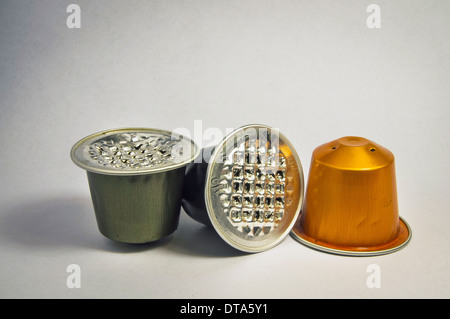 recycling, waste, Aluminium, Al, consumed, used, empty Nespresso ...