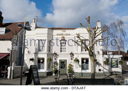 High Street, Leatherhead, Surrey, England, United Kingdom Stock Photo ...