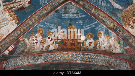 First Council of Nicaea, Emperor Constantine I in 325, Byzantine Stock Photo - Alamy