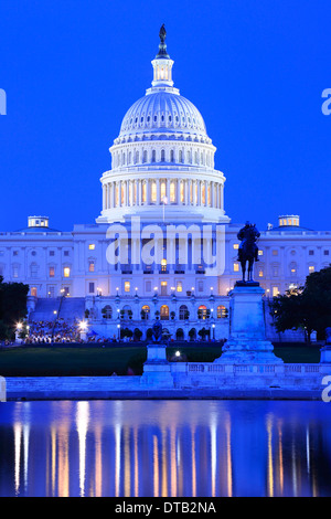 Washington DC at night Stock Photo - Alamy